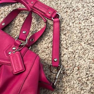 Coach | Bags | Coach Fuschia Pink Leather Satchel Handbag Nwt | Poshmark